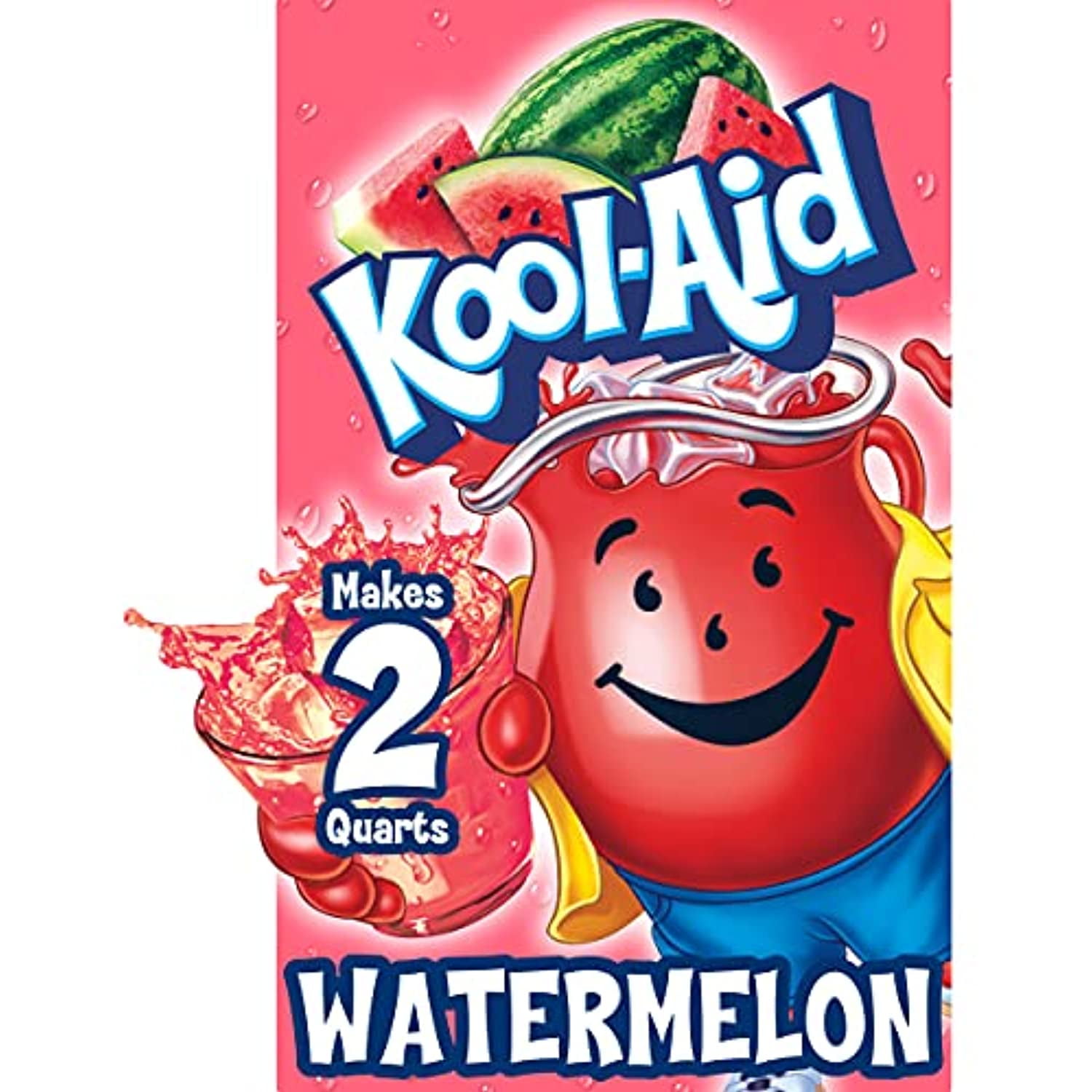 Kool-Aid Watermelon Unsweetened Powdered Drink Mix, 48 Packets ...