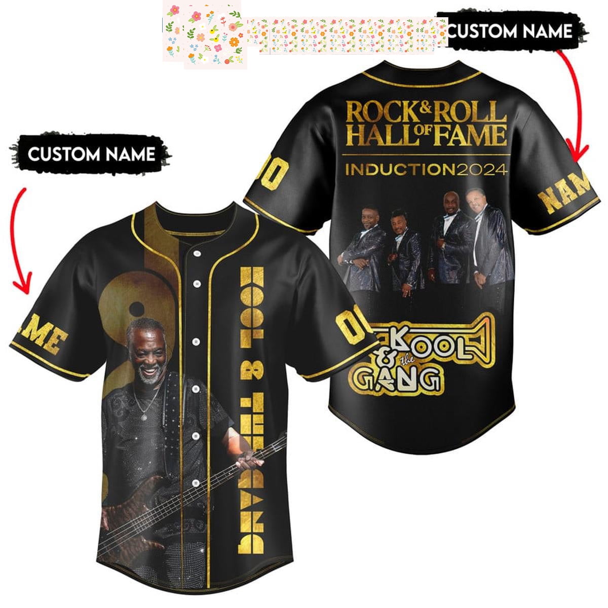 Kool And The Gang Introduction 2024 Hall Of Fame Personalized Baseball ...