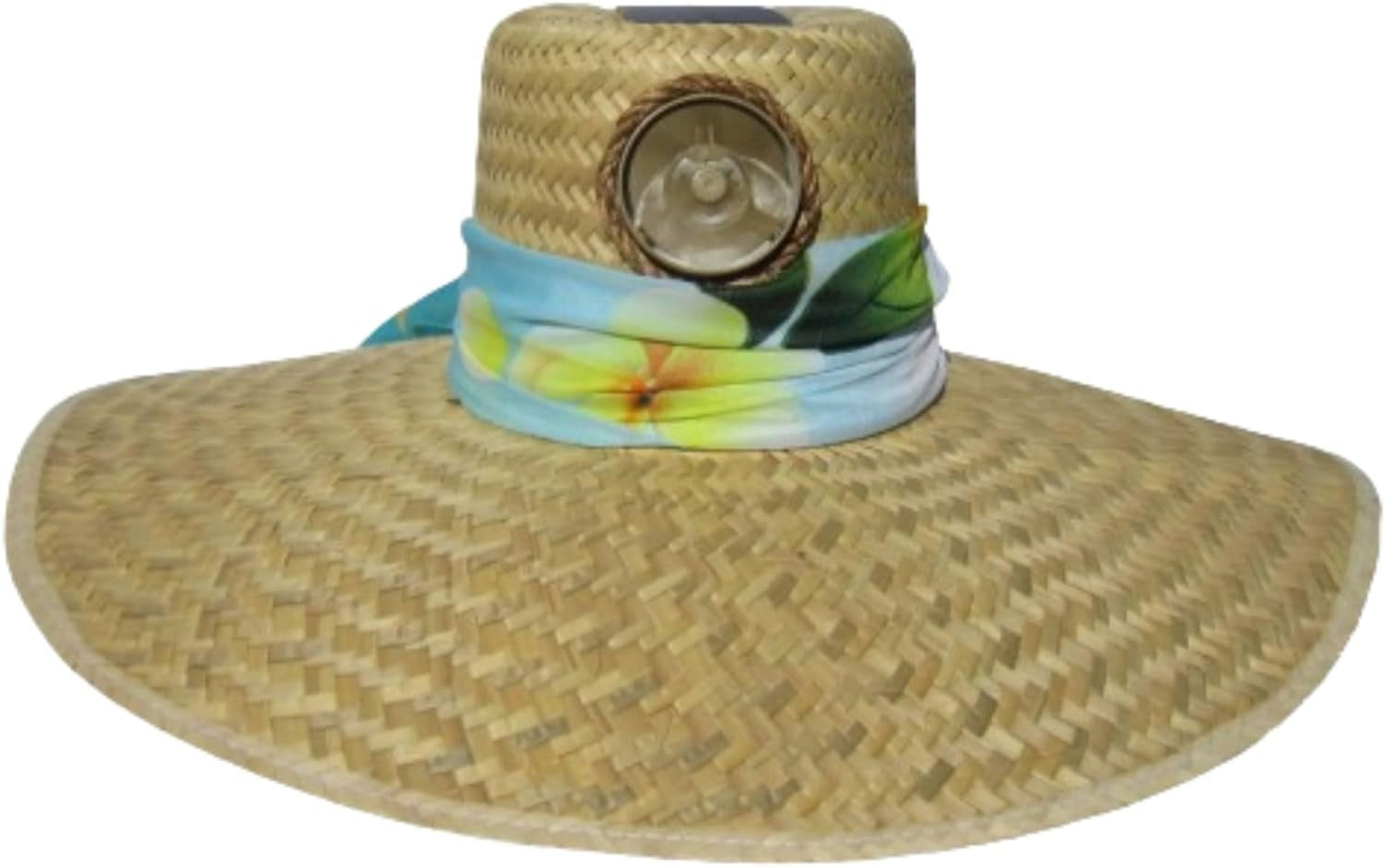 Kool Breeze Lady's Gardener with Scarf Solar Hat with Fan Built in ...