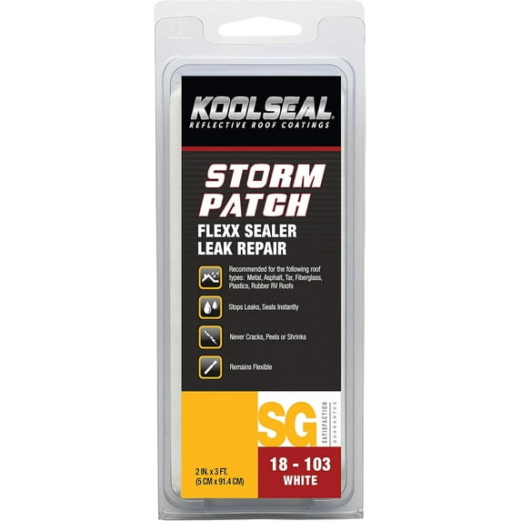 Kool Seal KS0018103-99 Storm Patch Flexx Sealer Instant Leak Repair, 2 ...