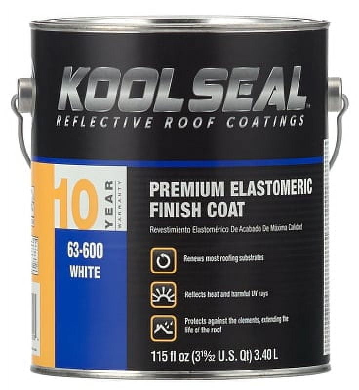 Kool Seal KS0063600-16 .9 Gallon White- Roof Coating - Walmart.com