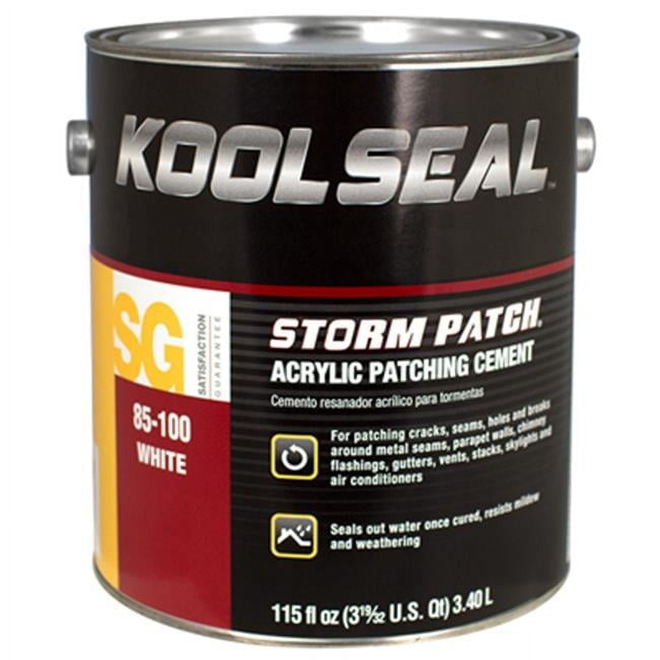 Kool Seal KS0085100-16 .9 Gallon White- Roof Patch - Walmart.com