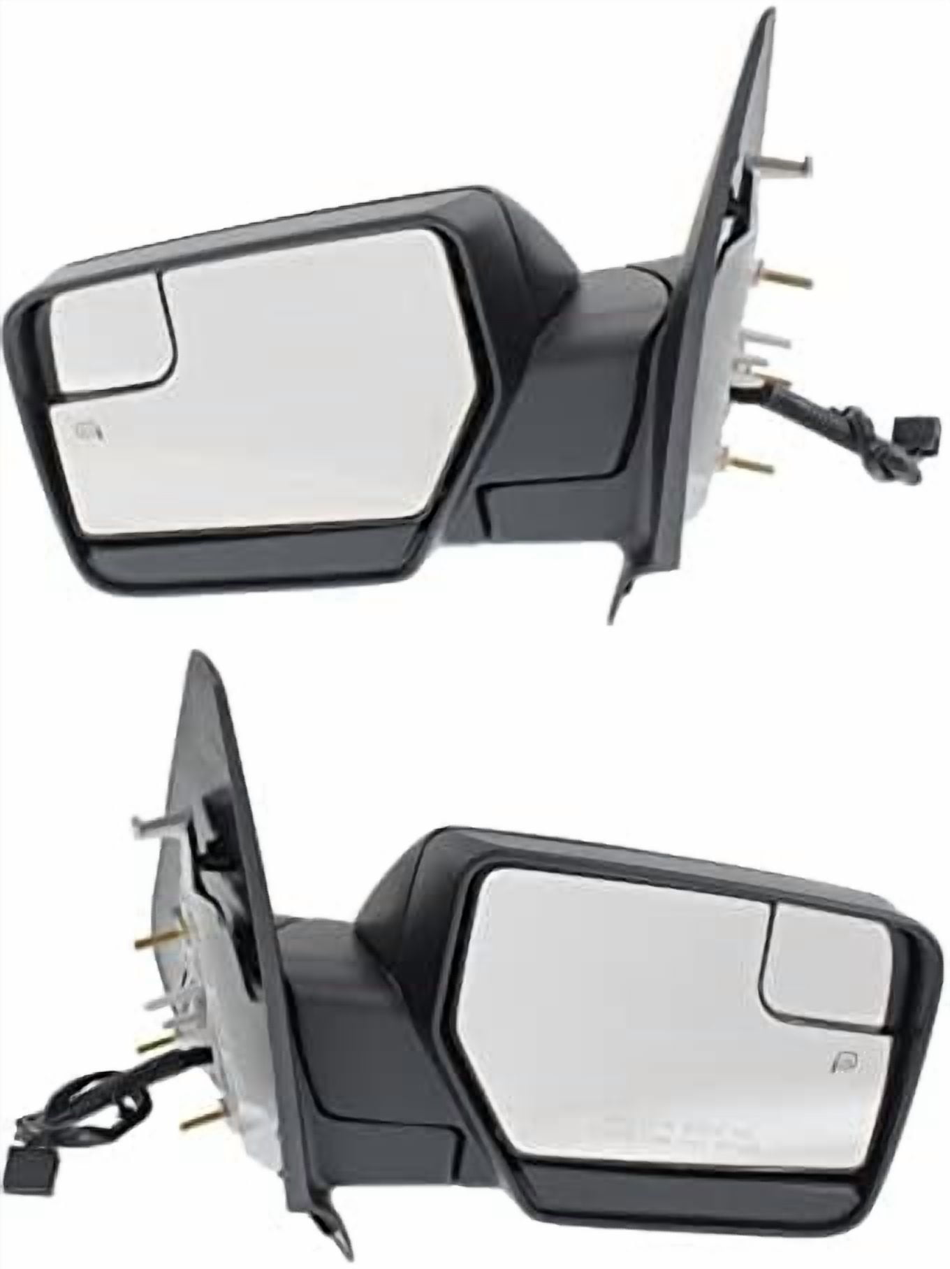 Kool Vue Driver & Passenger Side Power Heated Mirrors for Ford Expedition 2007-2017 With Spotter ...