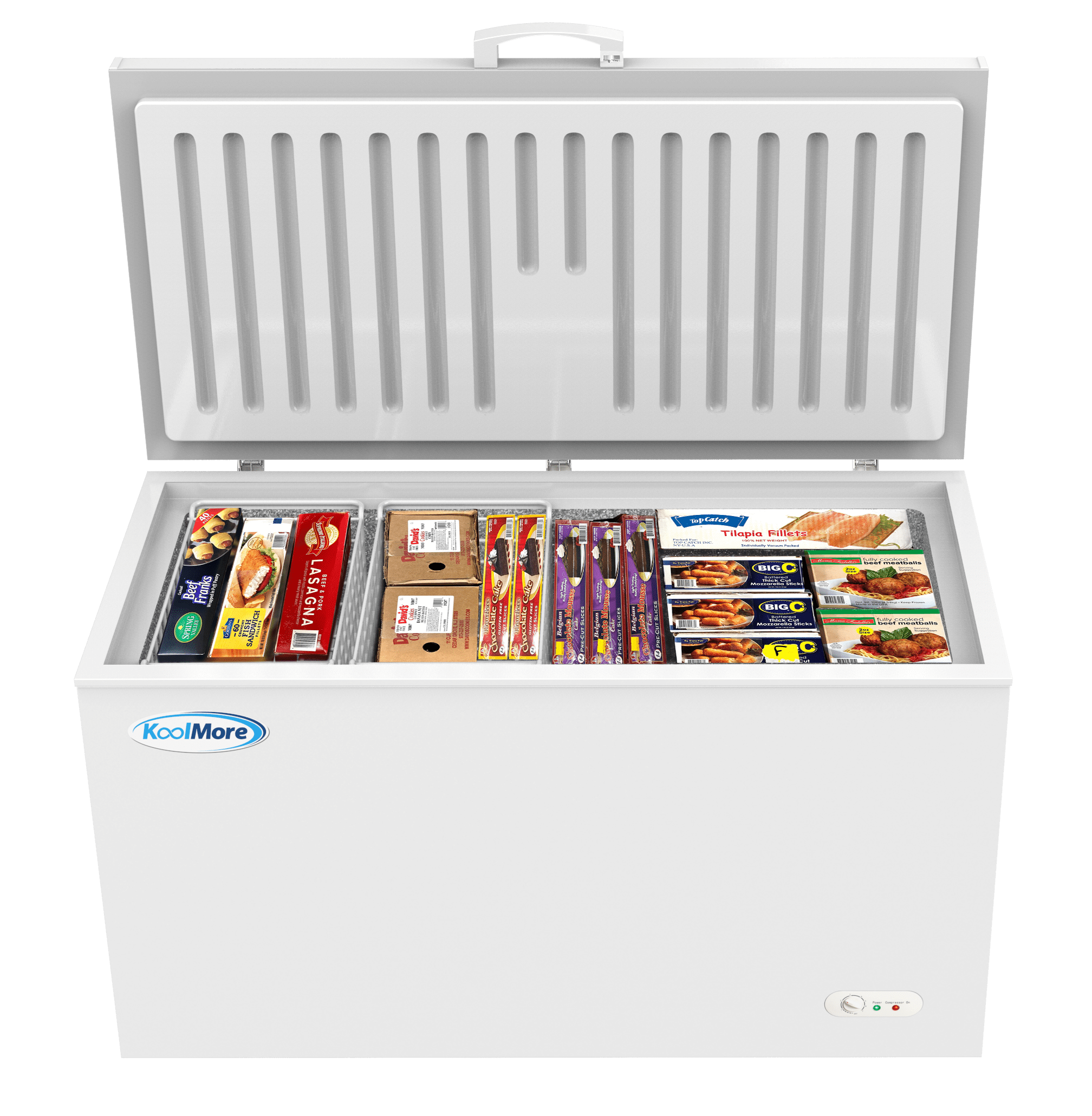 KoolMore Commercial 60 in. Chest Freezer, 16 Cu ft with Eco-friendly ...