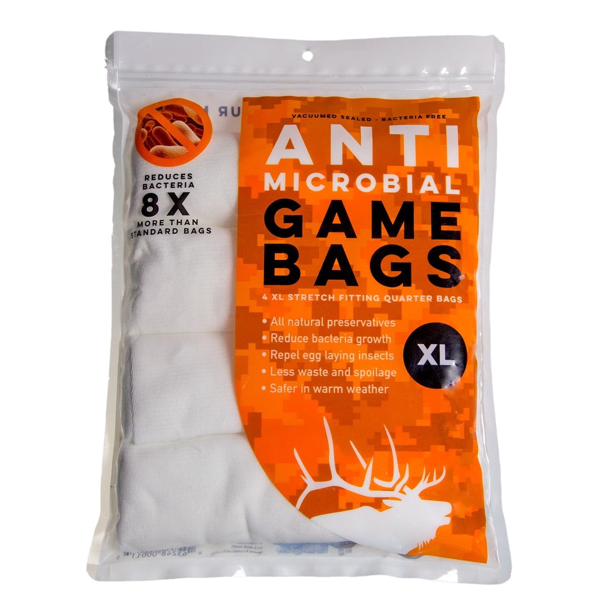 Koola Buck Anti-Microbial ELK Game Bags Hunting | Four, XL, 50" Heavy ...