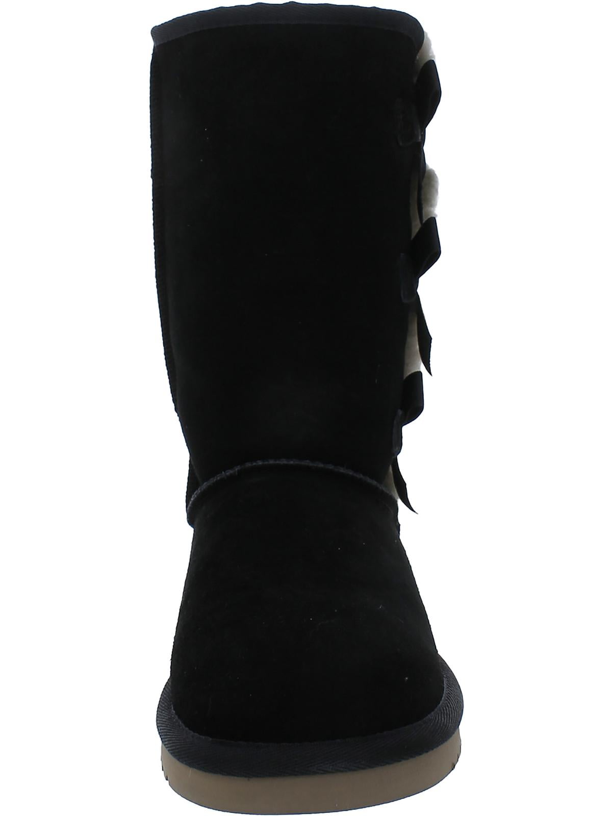 Koolaburra Womens Victoria Tall Suede SHEEP Fur Trim Casual Boots ...