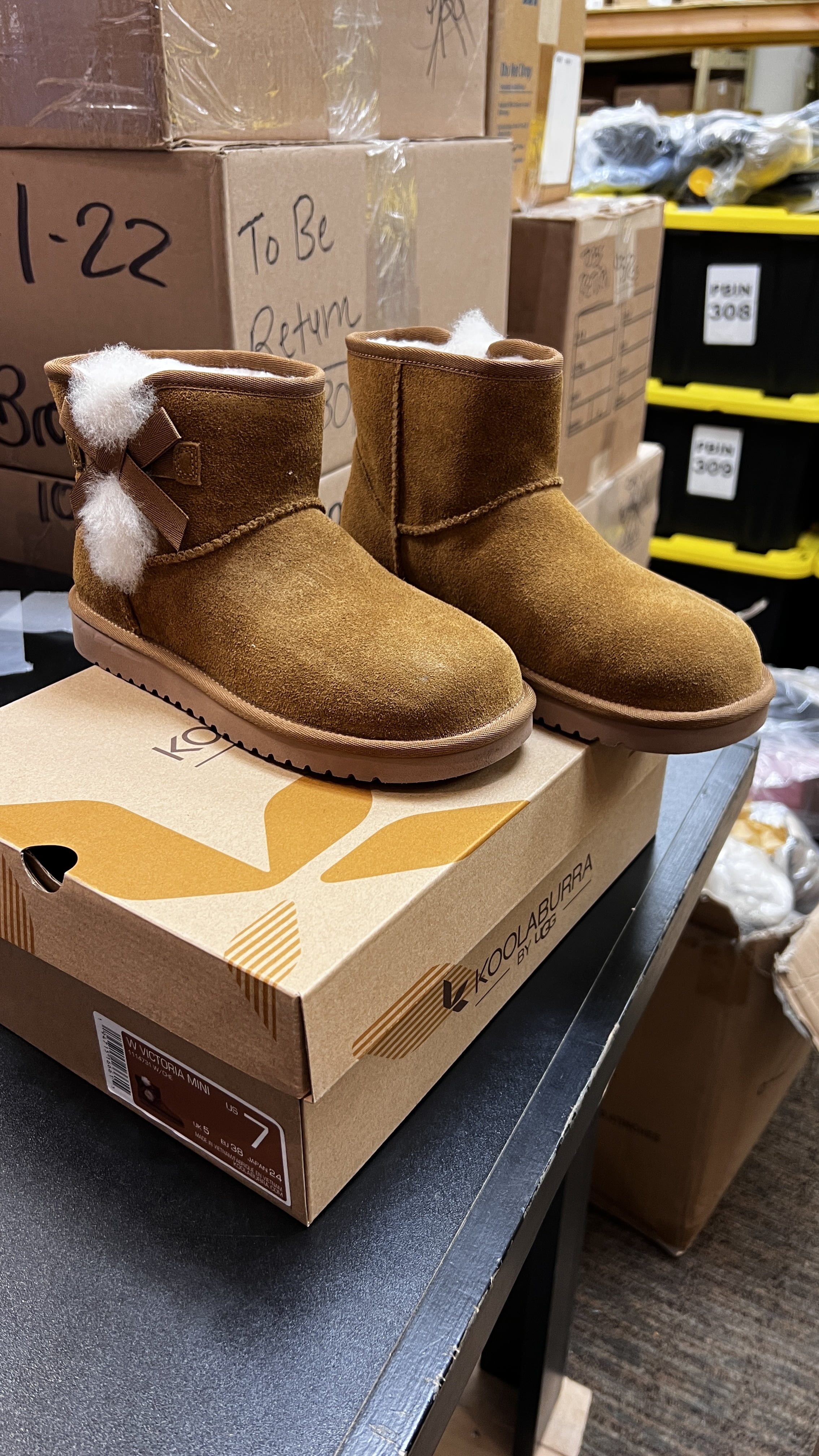 Koolaburra by UGG174 Victoria Mini Womens Boot 6 Chestnut - Walmart.com