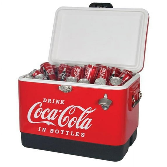 Koolatron Coca Cola Metal Ice Chest, Red - 54 qt. - Walmart.com