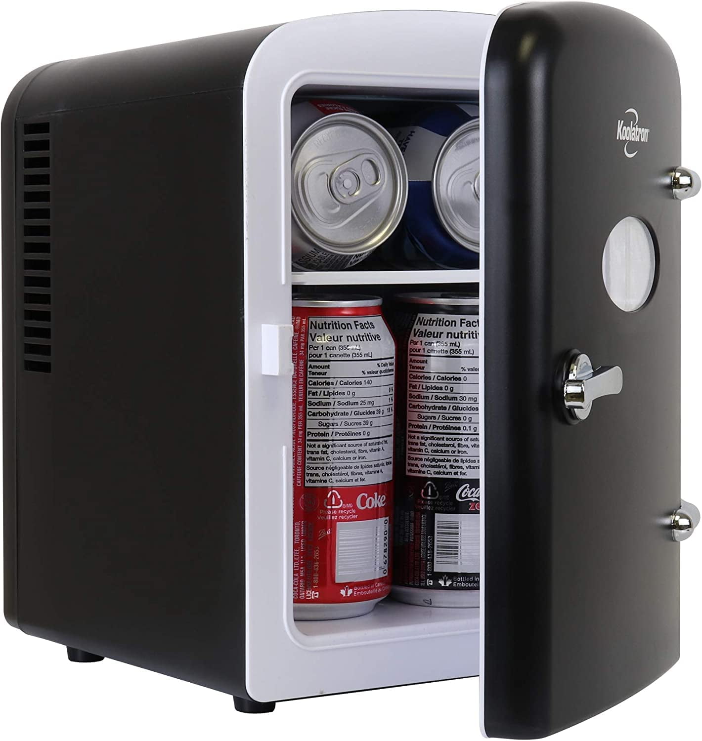 Koolatron Mini Fridge - Refrigerator for Bedroom Office, Portable Table ...