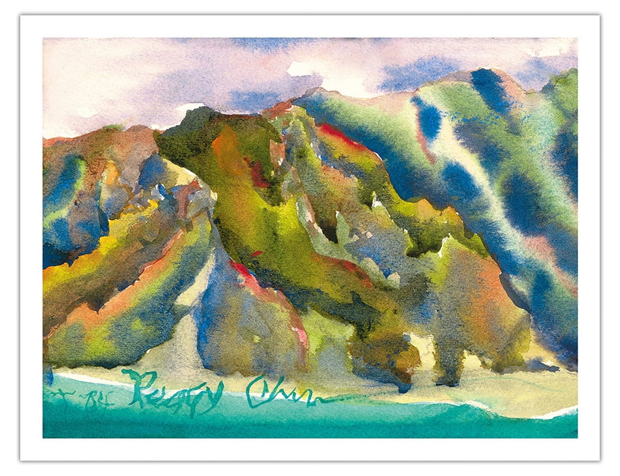 Koolau Blues - Oahu Hawaii - Koolau Mountain Range - From an Original ...