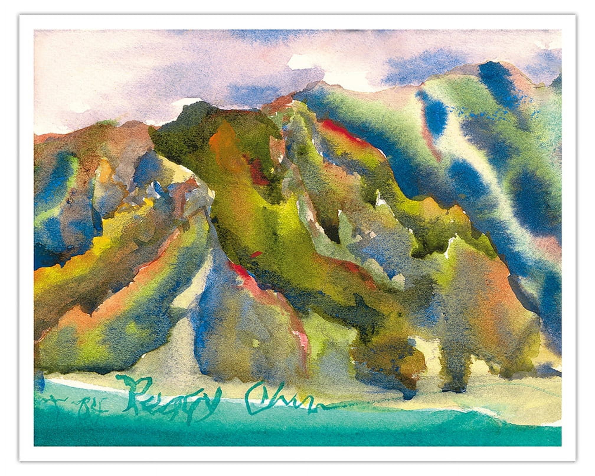 Koolau Blues - Oahu Hawaii - Koolau Mountain Range - From an Original ...