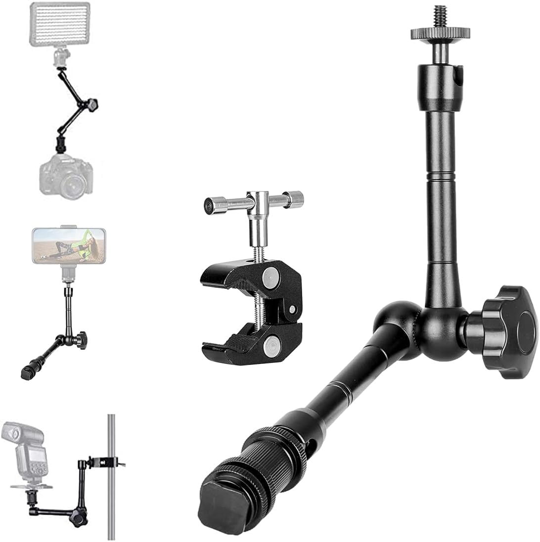 Koolehaoda 11inch Magic Arm with Large Super Clamp Adjustable ...