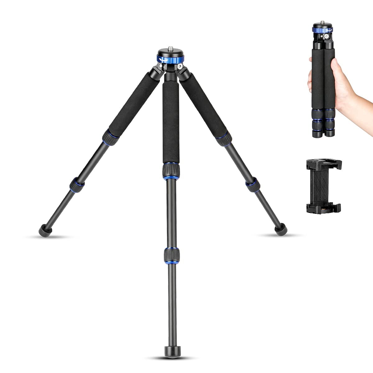 Koolehaoda Camera Mini Tripod, Lightweight Aluminum Alloy Tabletop ...