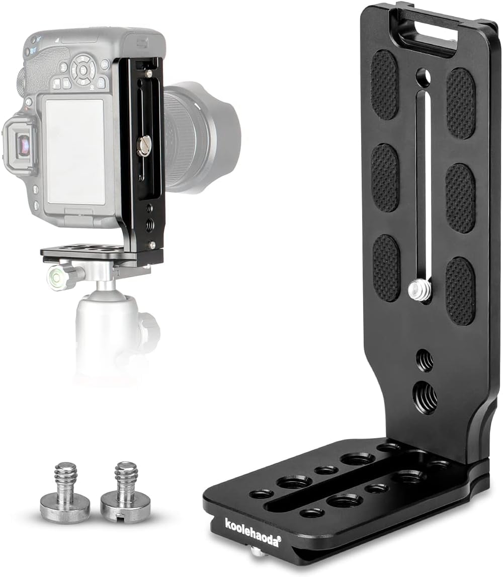 Koolehaoda L Shape Camera Bracket, Video Vertical Shooting Quick ...