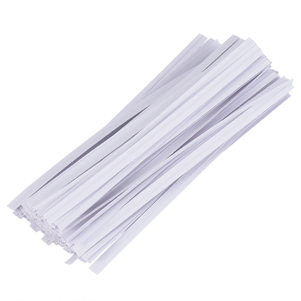 1 Pack of 1000Pcs Paper Covered Iron Packaging Sealing Strip Wrapping ...