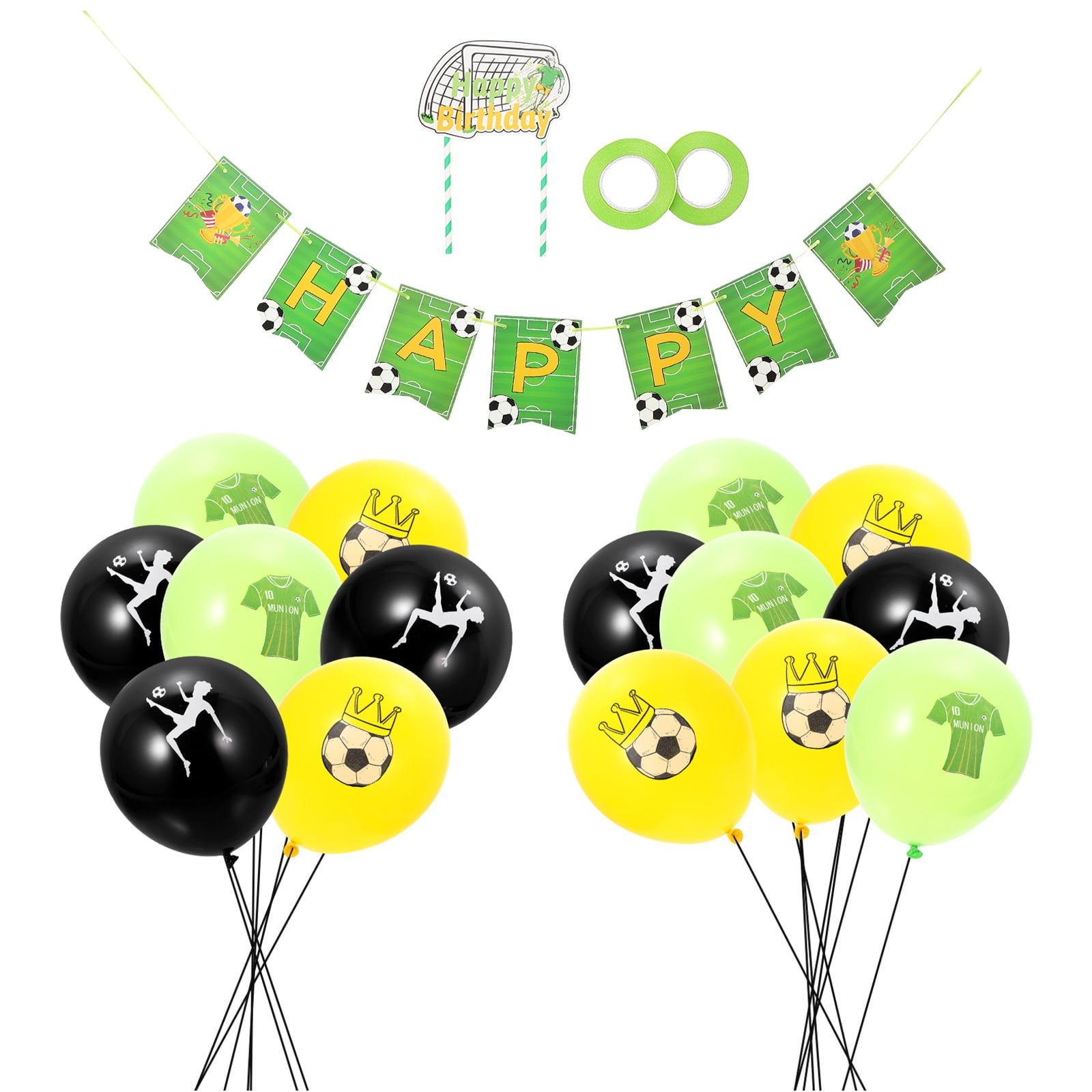 RUNROTOO Birthday Party Decorations Bright Color 1 Set 6.68x5.11Inch ...