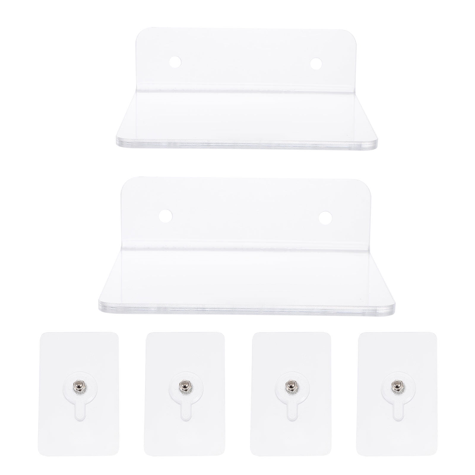 Koolleo 1 Set of Wall Mounted Hanging Storage Racks Household Acrylic ...