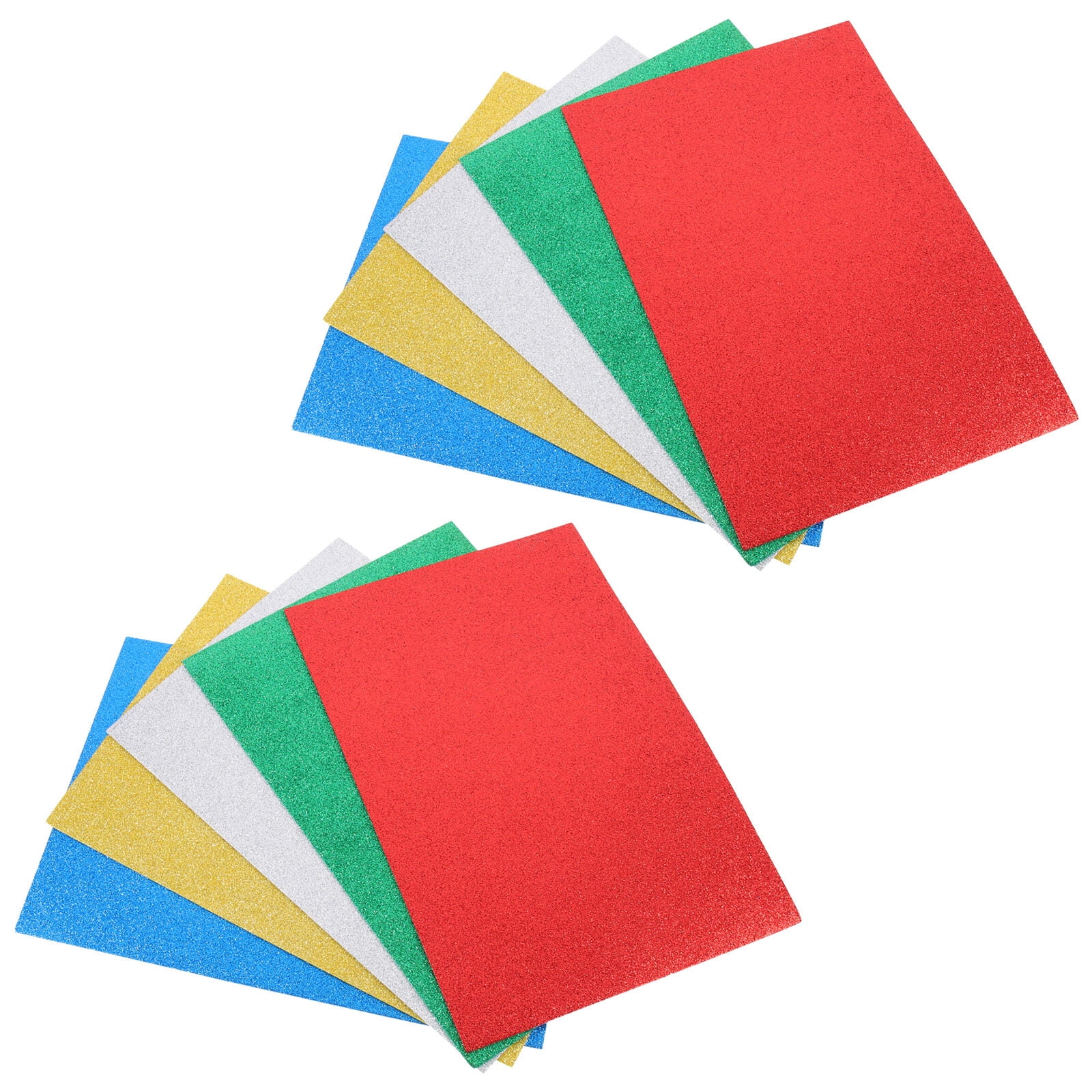 Koolleo 10 Pcs Glitter Sponge Paper Gold Powder Sponge Paper Kids Arts ...