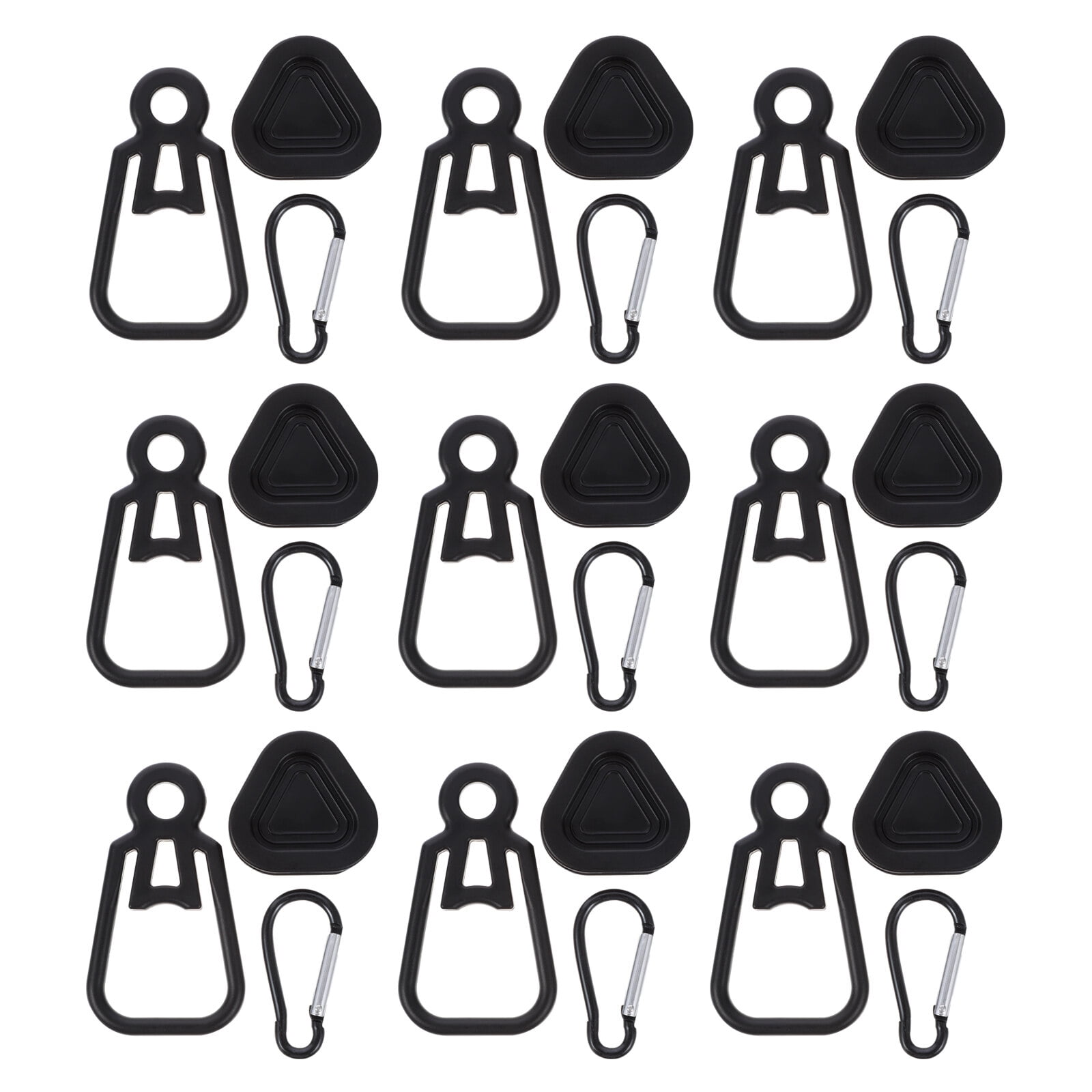 Koolleo 10 Sets Tent Tarp Clips Clamps Outdoor Camping Awnings Canopies ...