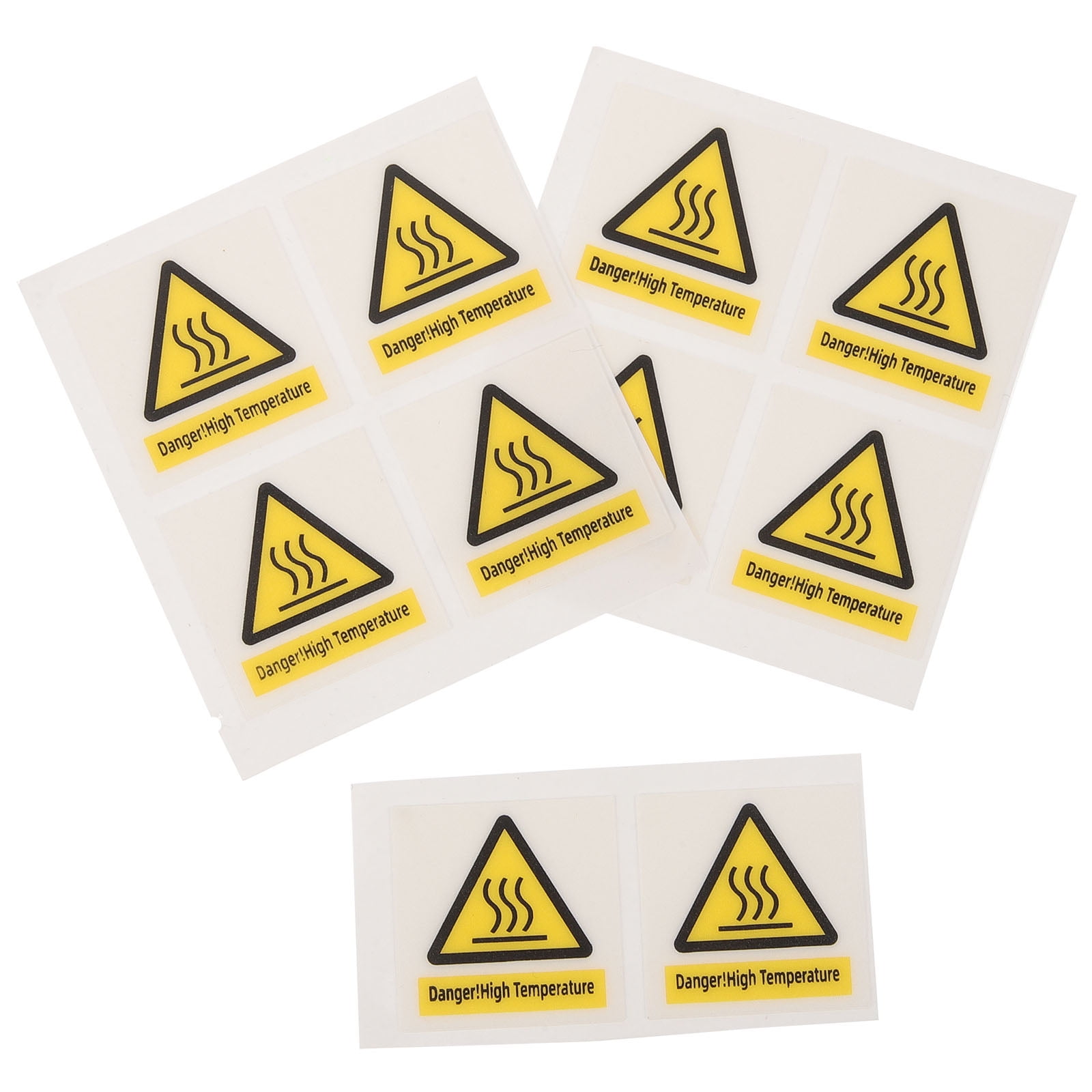 Koolleo 10 Sheets of Warning Scald Sign Decal High Temperature ...