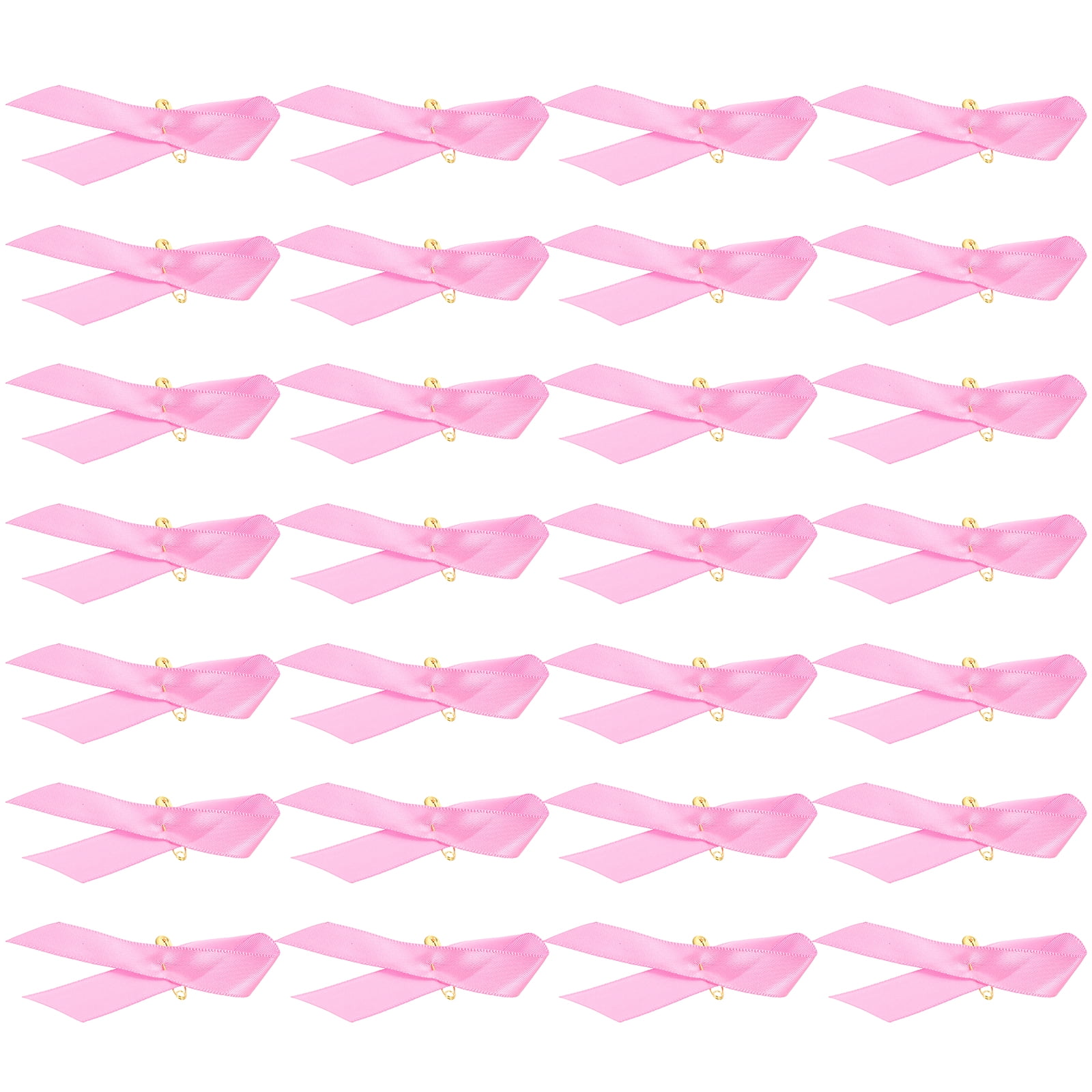 Koolleo 100Pcs Decorative Fundraising Ribbons Removable Breast Cancer ...