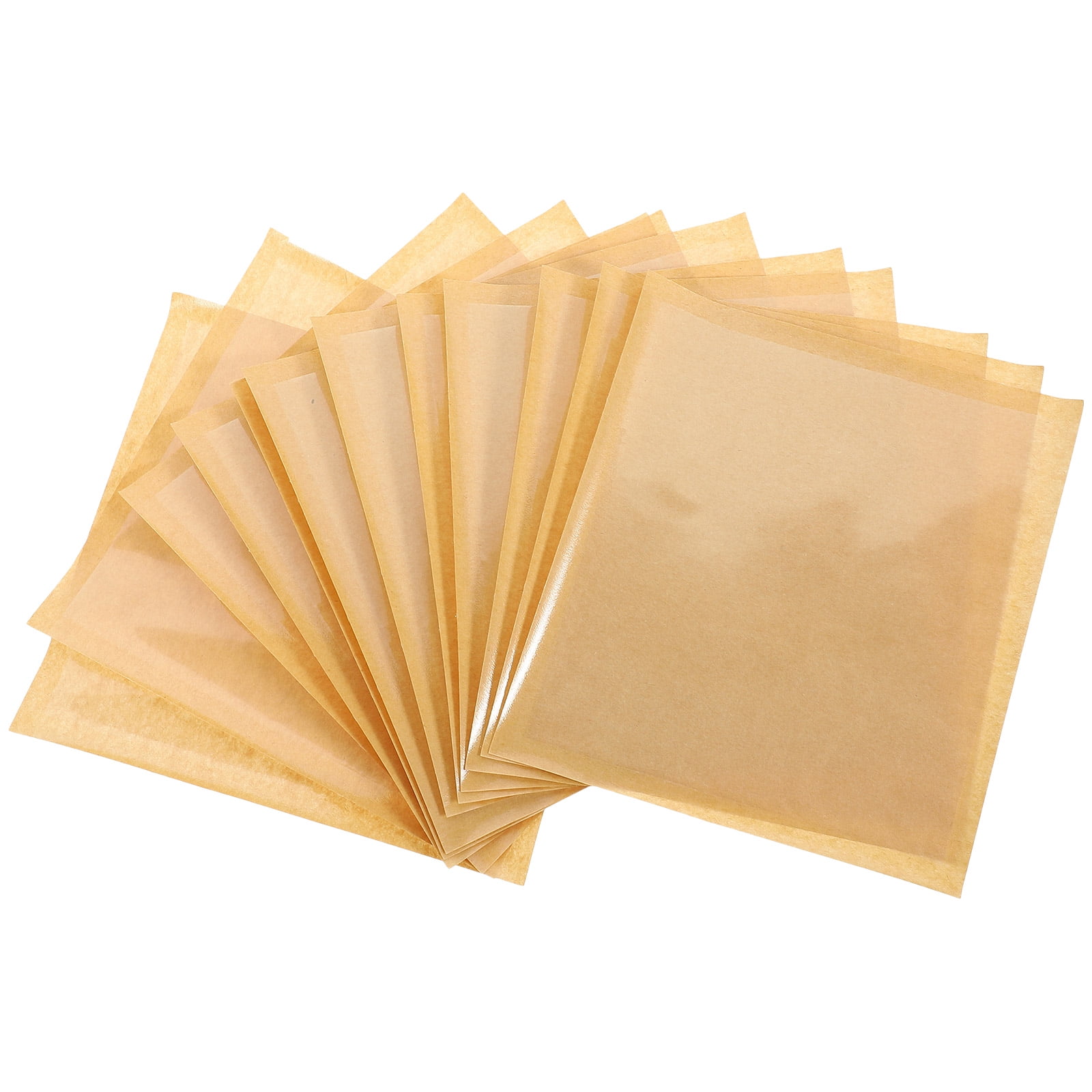 Koolleo 100pcs Bakery Bags with Window Pastry Bags Kraft Paper Food ...
