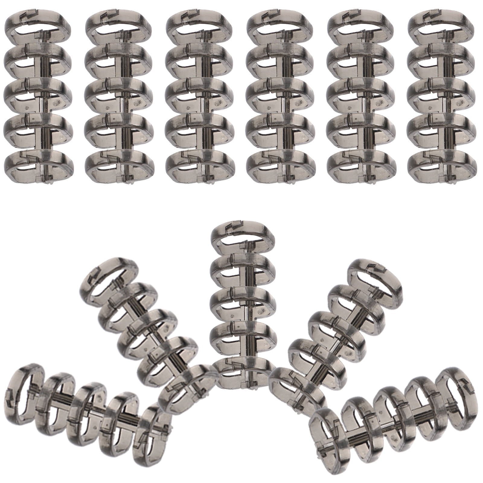 Koolleo 10pcs Loose Leaf Rings Notebook Rings Binder Rings Removable ...