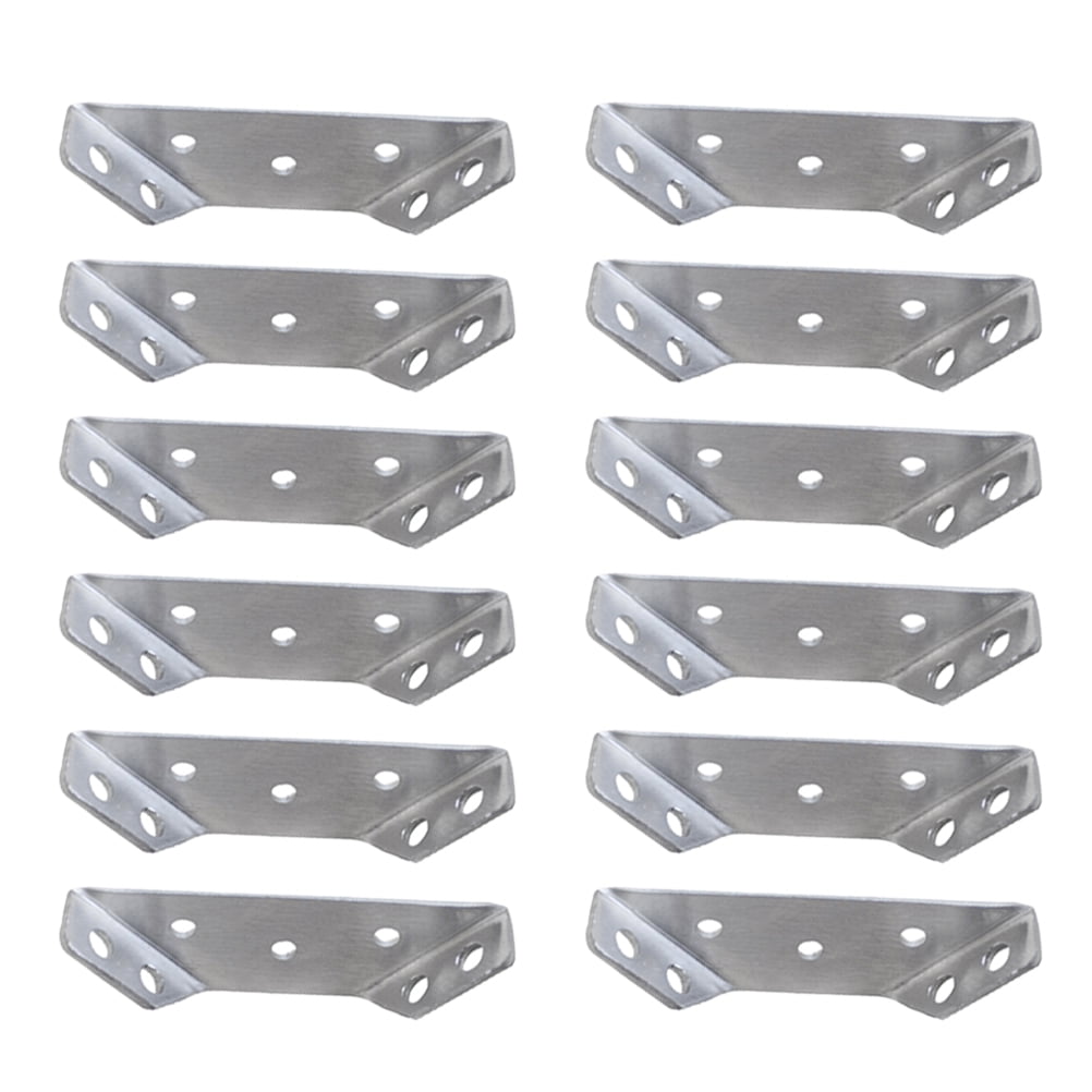 Koolleo 12pcs Trapezoid Angle Bracket Right Angle Corner Brace ...
