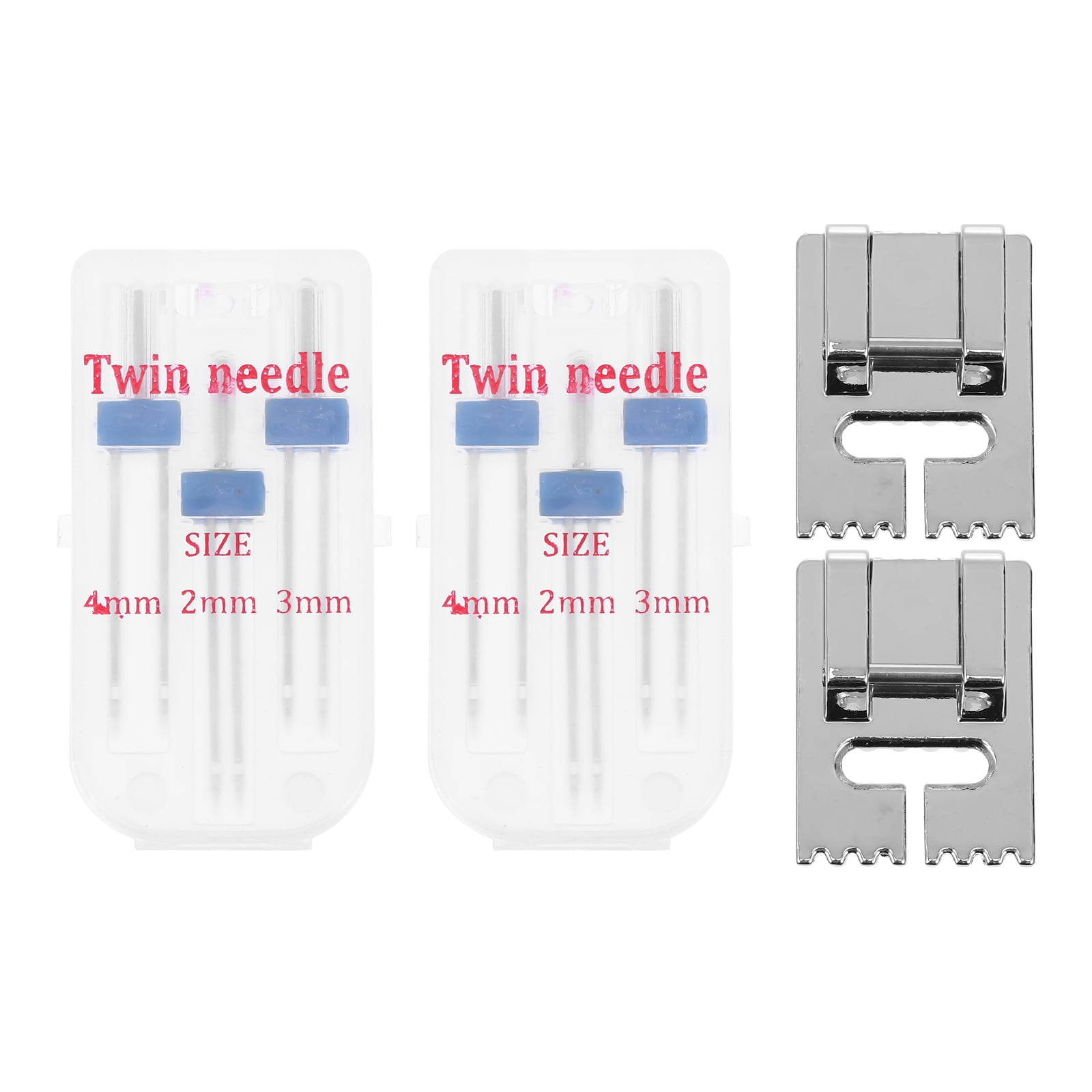 Koolleo 2 Sets of Twin Needle for Sewing Machine with Pintuck Presser ...
