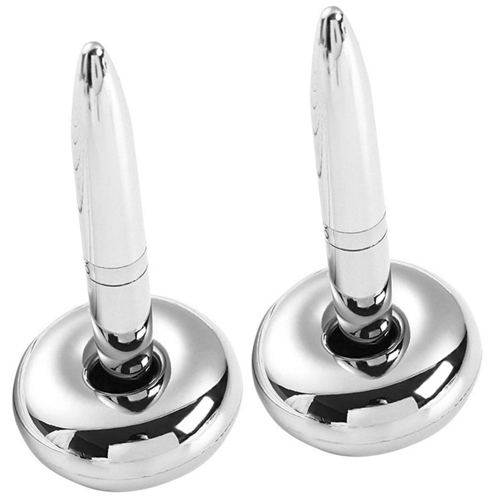 Koolleo 2Pcs Magnetic Metal Floating Pens Writing Ballpoint Floating ...