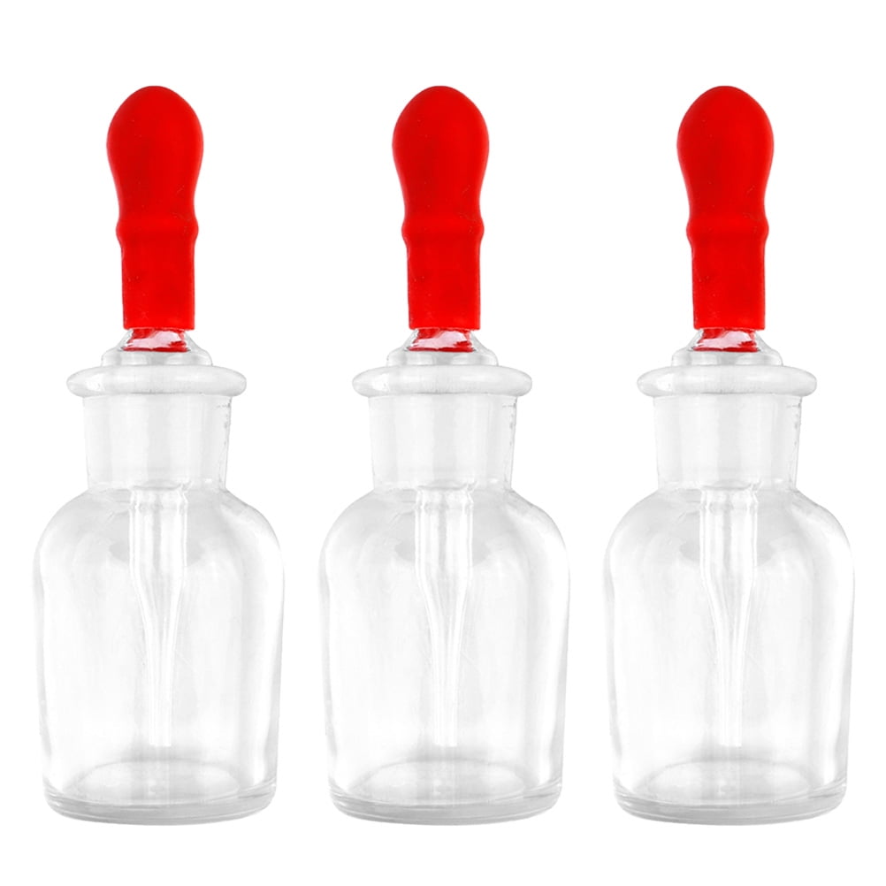 Koolleo 3PCS Glass Dropper Bottles Multi-functional Dropper Bottles ...