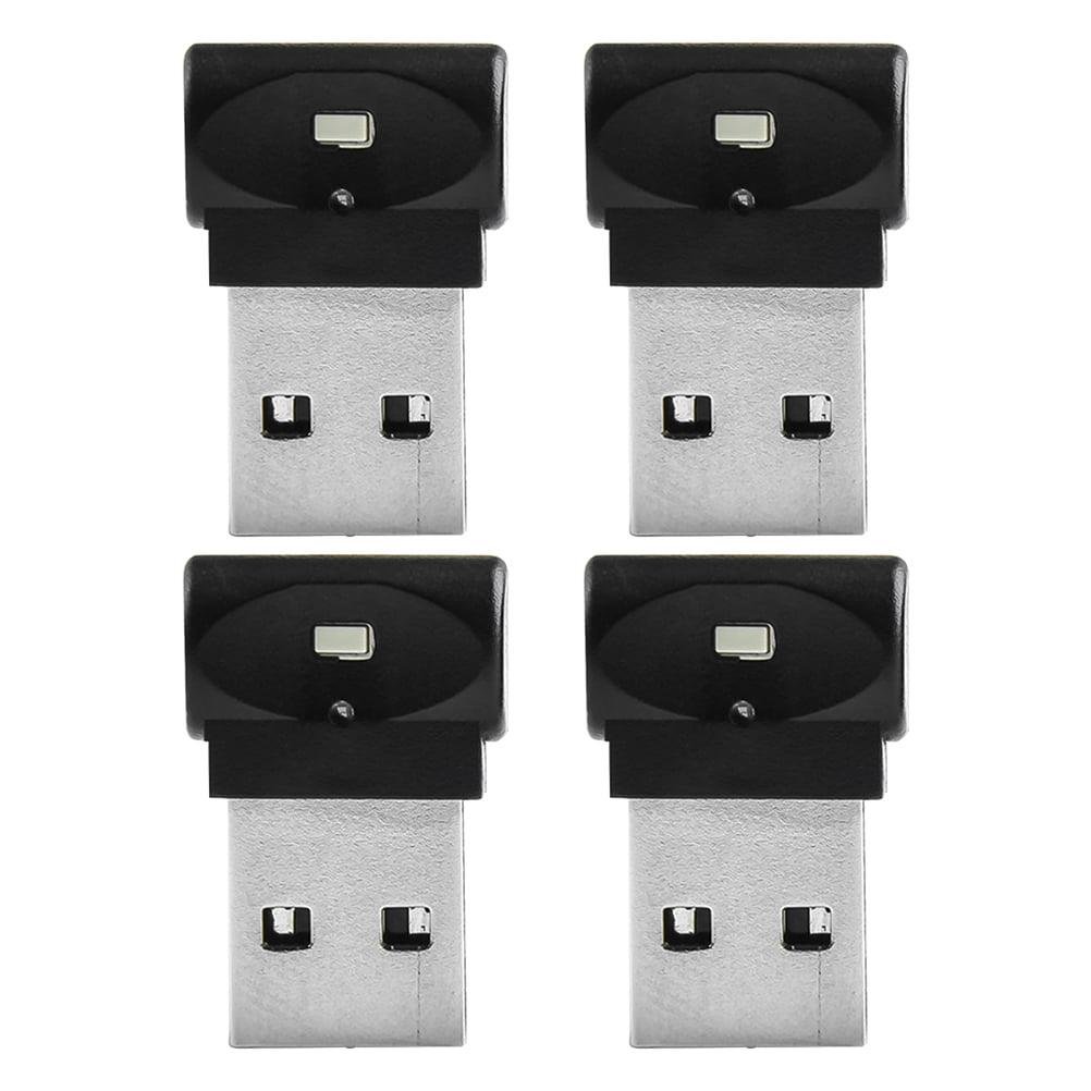 Koolleo 4pcs Car USB Ambient Light Car Mini USB Light USB LED Car ...