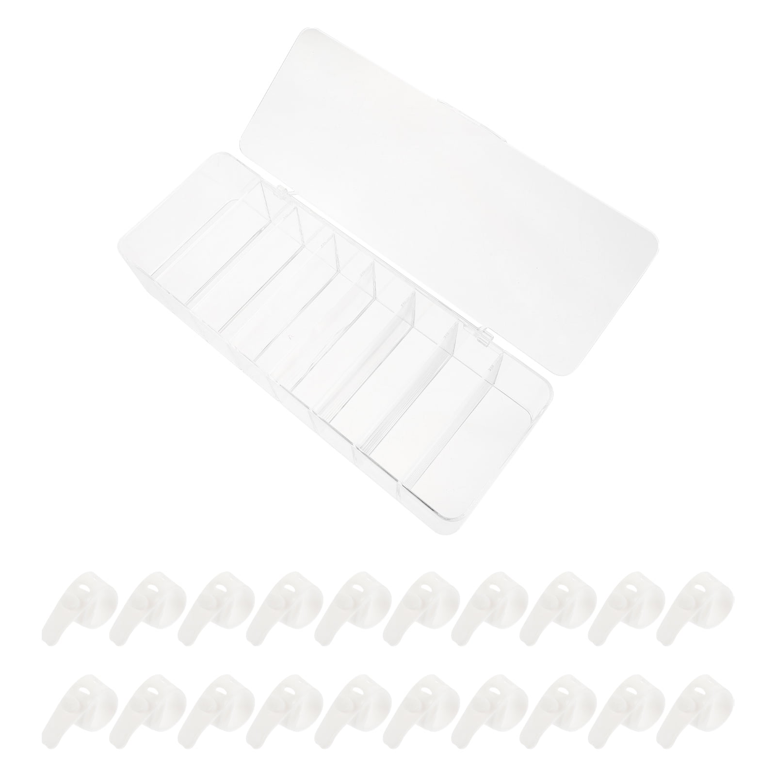 Koolleo Cable Organizer Box Wire Bin 8 Compartments Cable Management ...