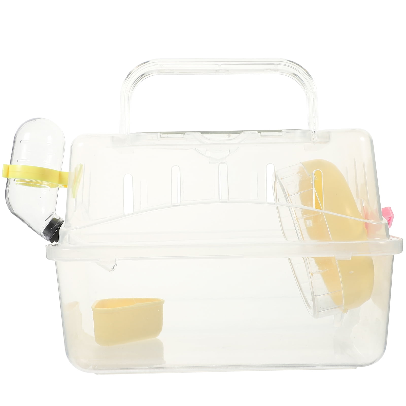 Koolleo Hamster Transparent Cage Portable Pet Mouse Case Hamster ...