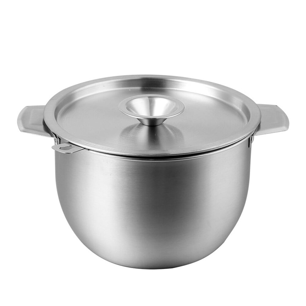 Koolleo Stainless Steel Oil Basin With Lid Practical Oil Storage ...