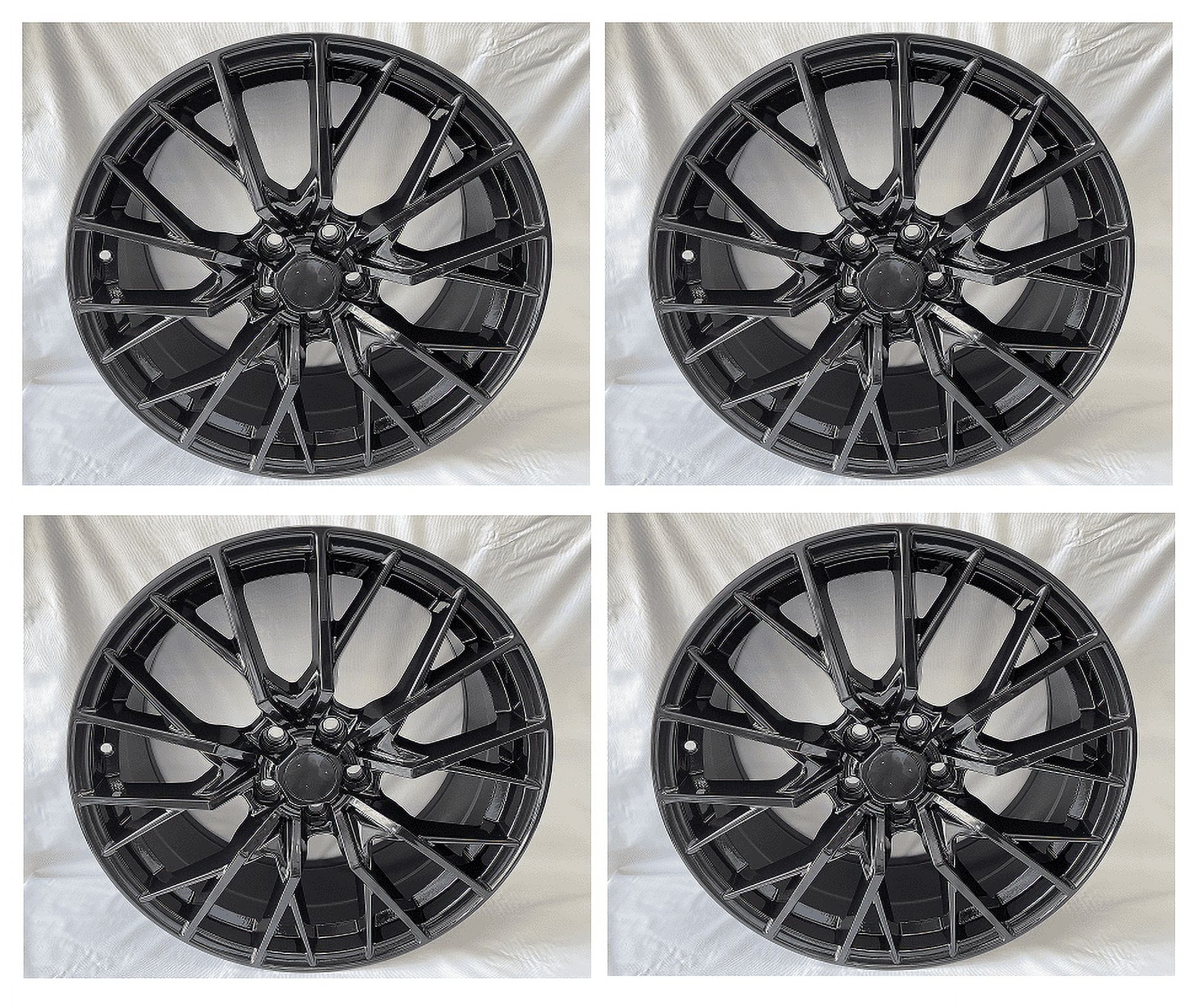 Kooloo 19" Wheel Rim 19x8.0 inch 5 Lug Gloss Black for Lexus IS250 ...