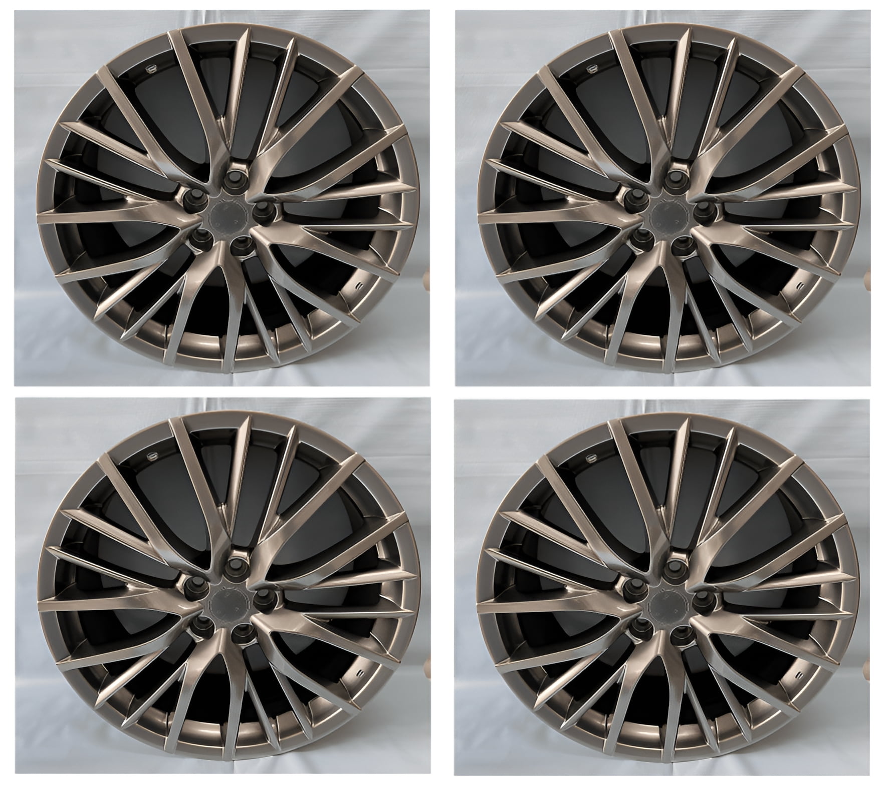 20'' Hyper Black Sport Wheels Fit to LEXUS Es250 ES350 GS350 RX350, Set ...