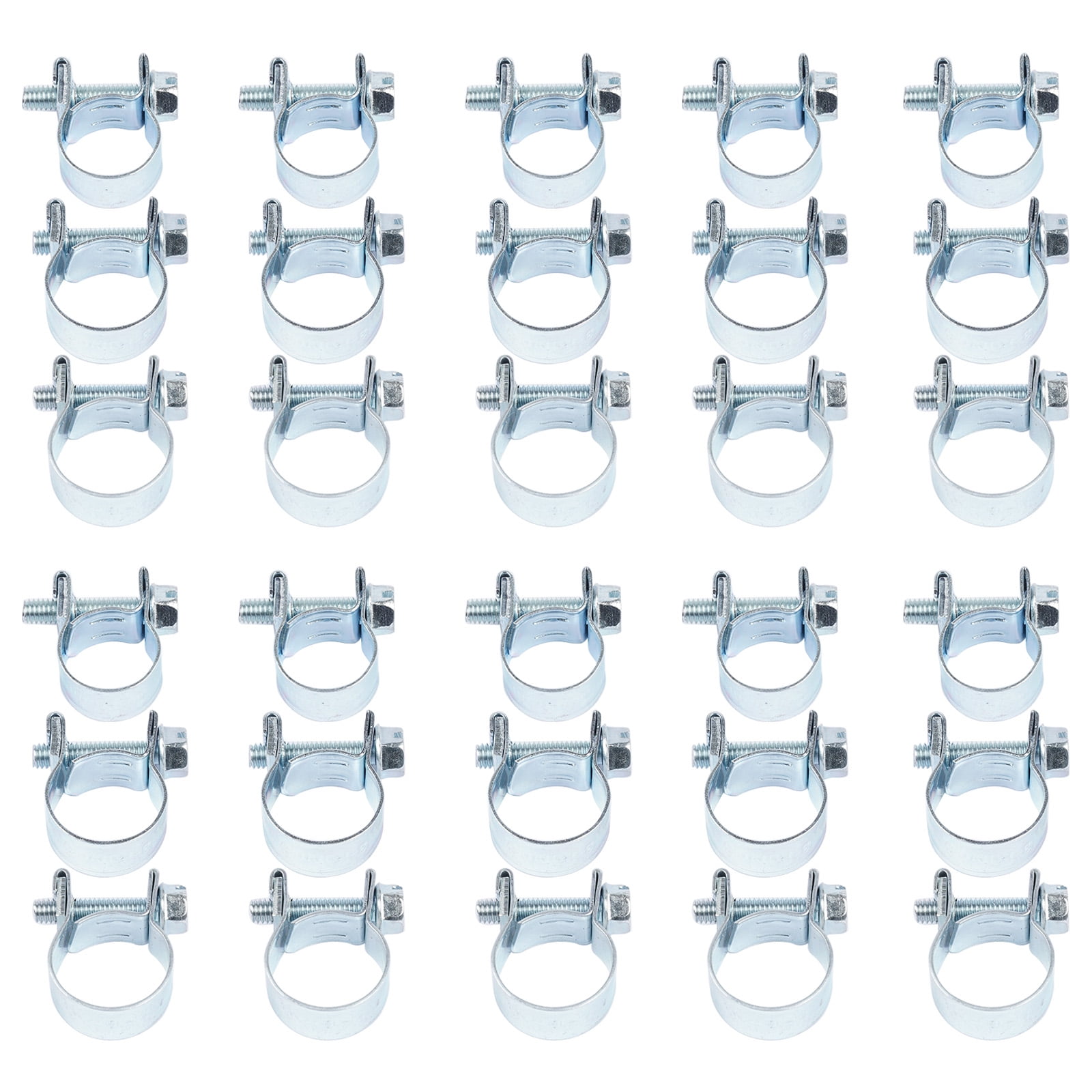 Koomaha 30 Pcs 1/4" 5/16" 3/8" Fuel Injection Gas Line Hose Clamps Clip ...