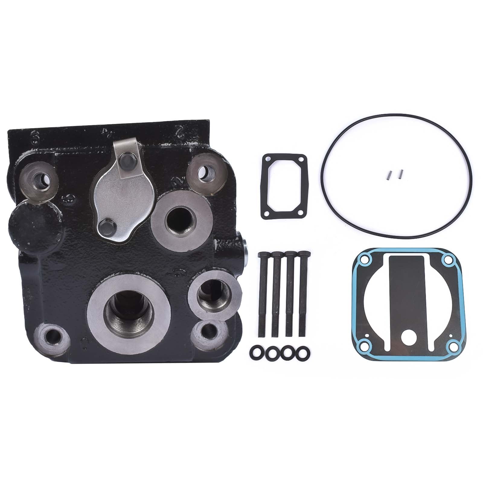 Koomaha Air Brake Compressor Cylinder Head Plate Kit for Detroit BA921 ...