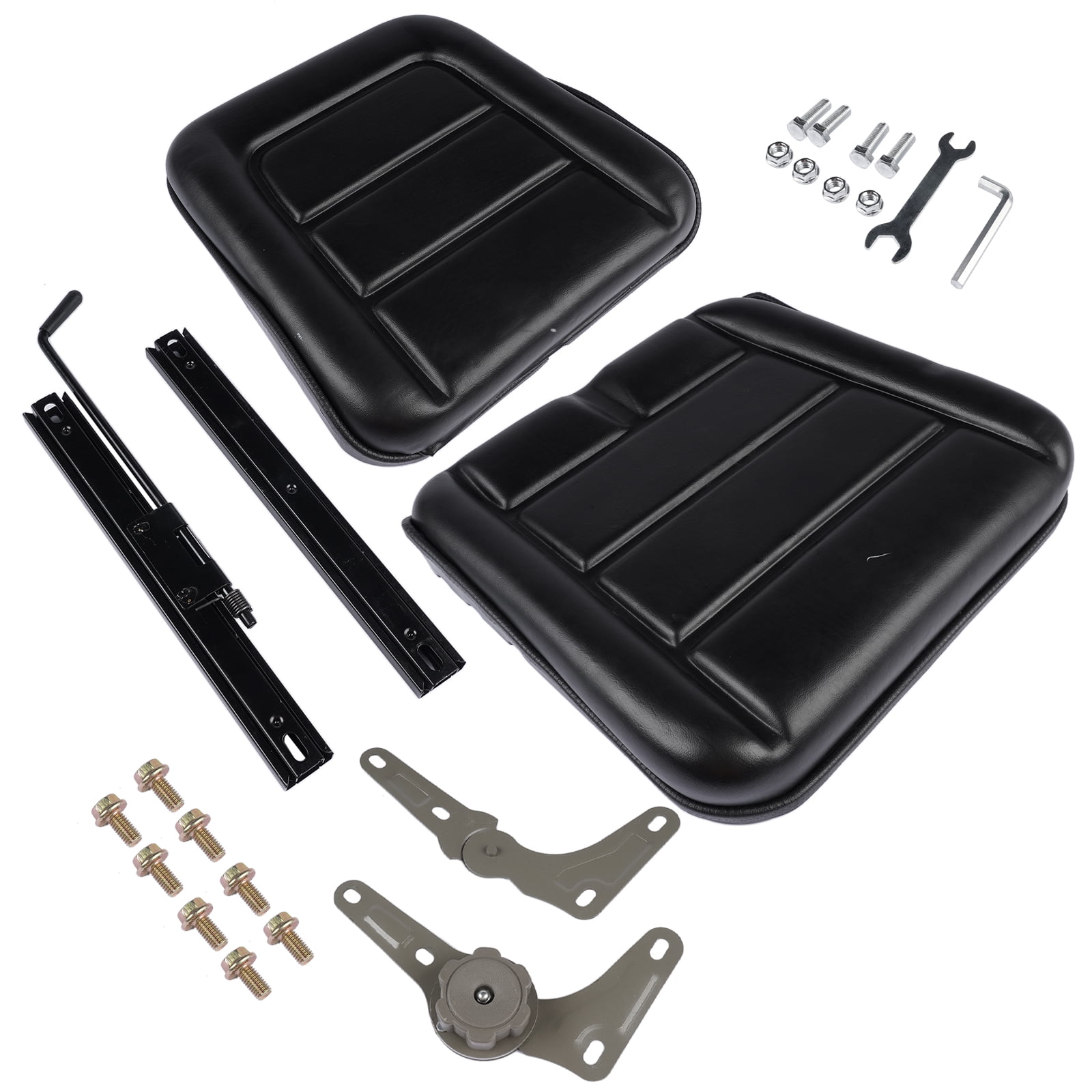 Koomaha Black Universal Seat Adjustable Backrest for Forklift Garden ...
