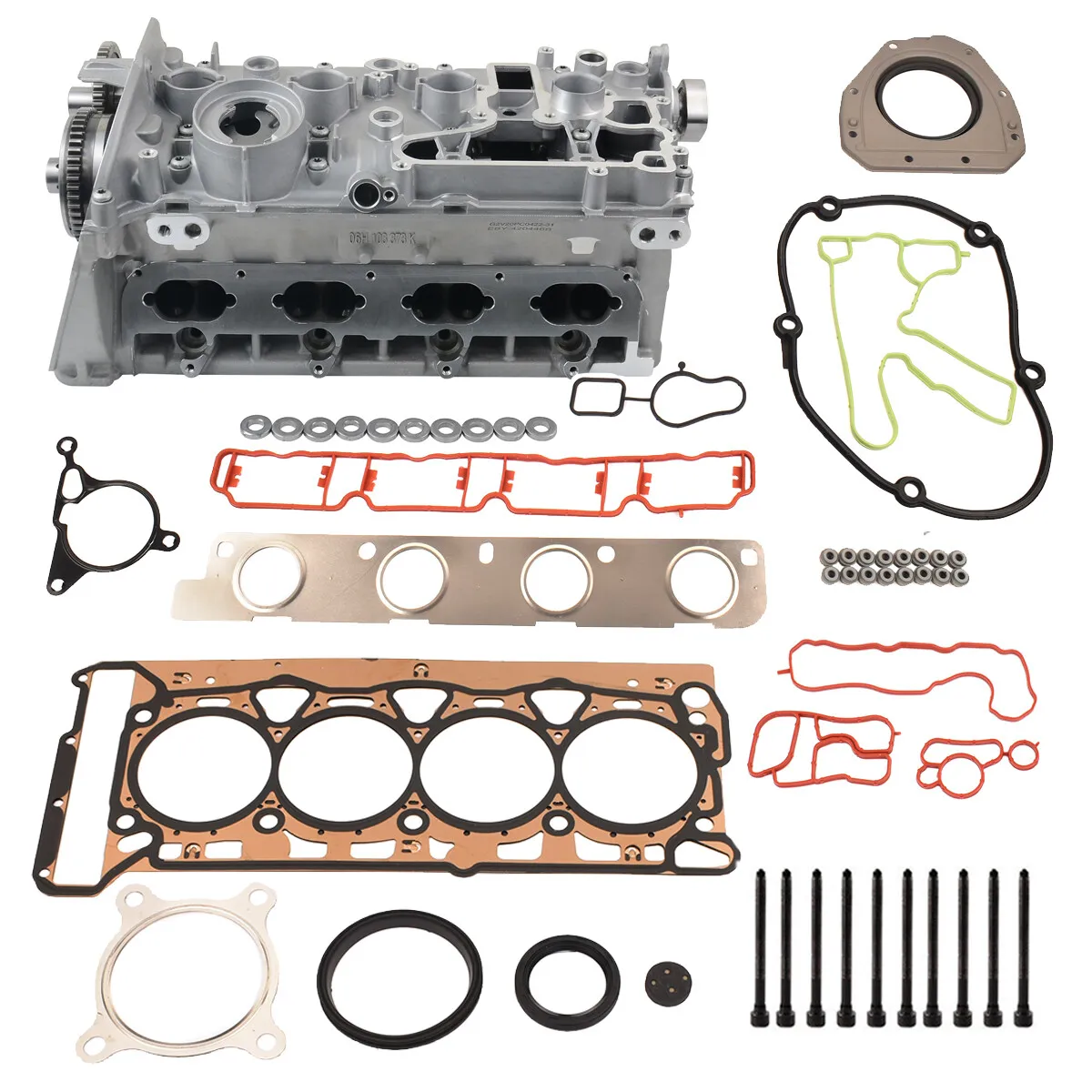 Koomaha Cylinder Head gaskets Bolts Kit for VW Passat Jetta GTI Tiguan ...