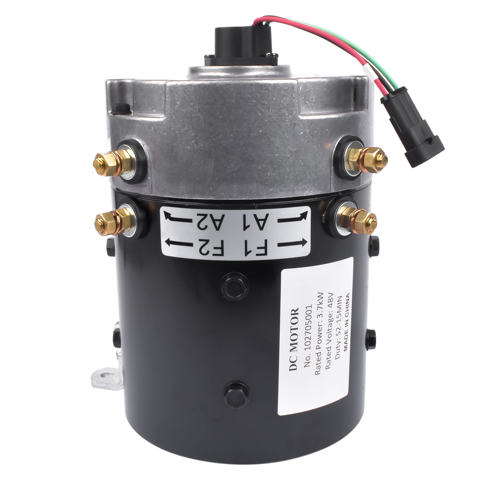 Koomaha Electric Motor DC 48V 3.7KW Replacement IQ/i2 Excel Motor for Club Car -1996-Up ...