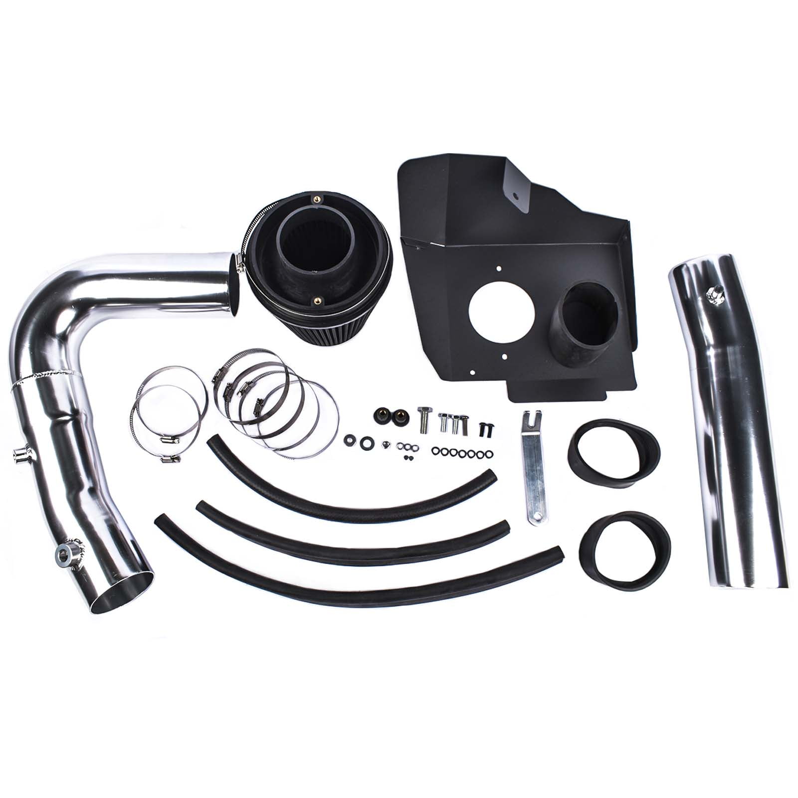 Koomaha Heat Shield Air Intake+Black Dry Filter for Dodge Challenger ...