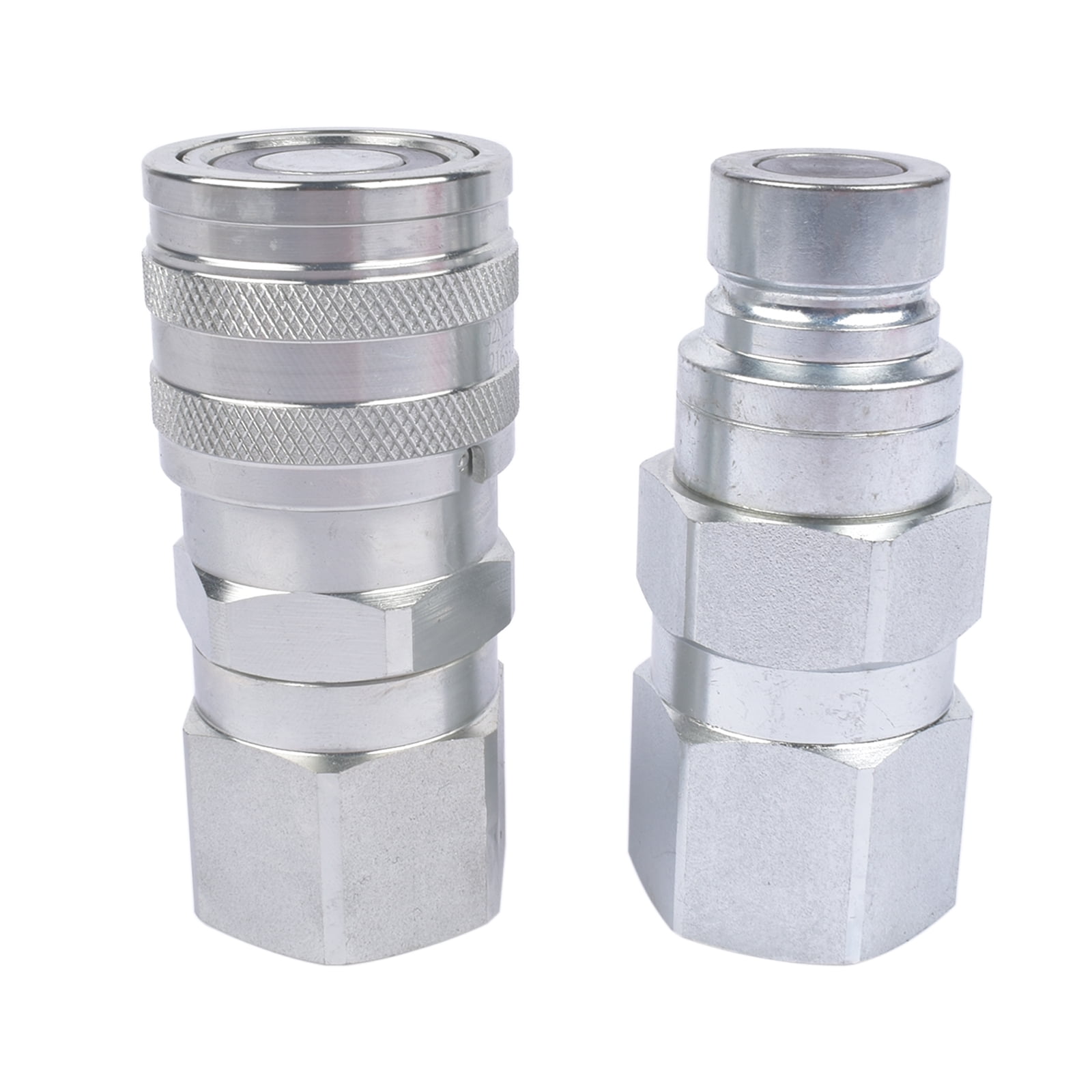 Koomaha Hydraulic Quick Connect Flat Face Couplers Skid Steer Bobcat 3/ ...