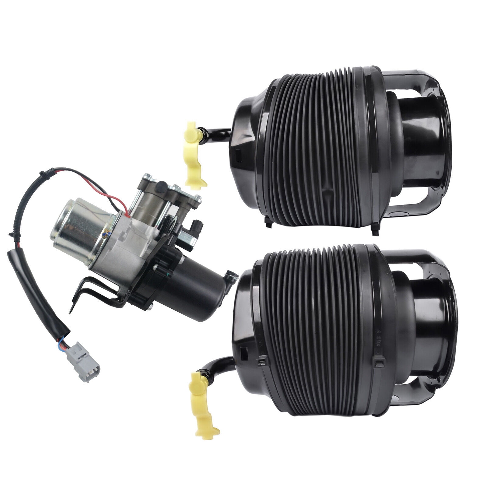 Koomaha Rear L+R Air Spring Bags + Air Compressor for 2008-20 Toyota ...