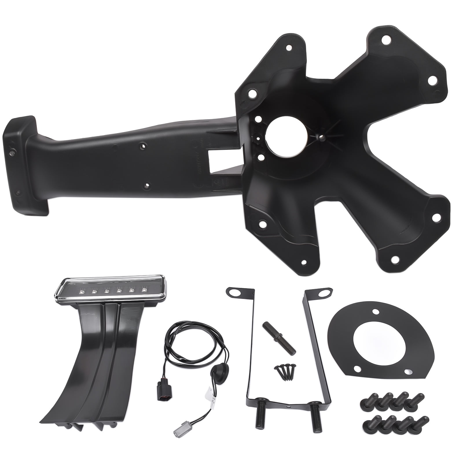 Koomaha Spare Tire Mounting Bracket W/ Brake Light for Jeep Wrangler JK ...