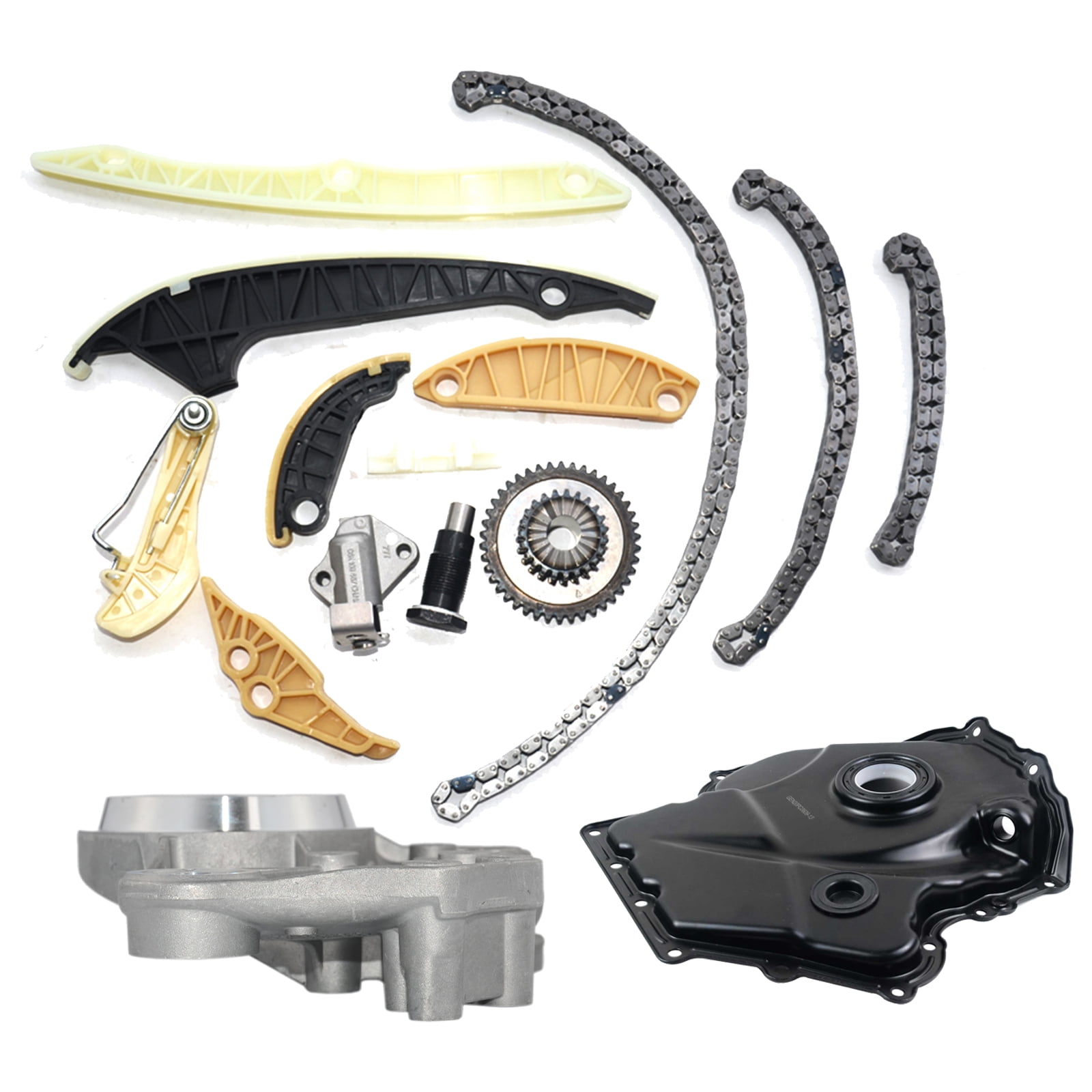 Koomaha For Audi VW 2.0L Jetta GTI A4 Q5 Timing Chain Kit, Engine Cover ...