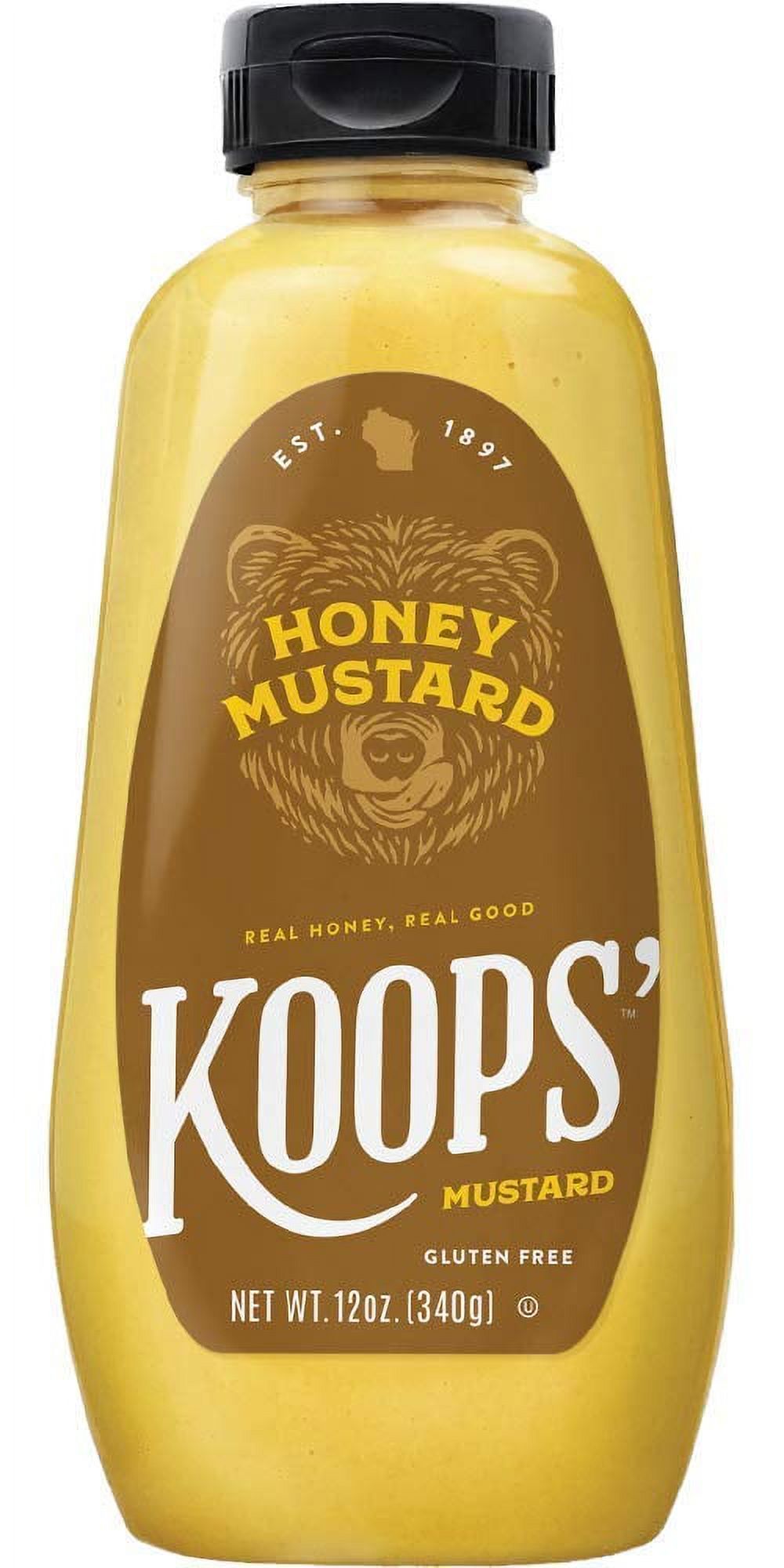 Koops Mustard, 12 Oz Bottle (Pack Of 12) - Walmart.com