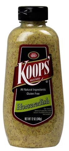 Koops Mustard Gluten Free Horseradish - 12 oz Pack of 4 - Walmart.com
