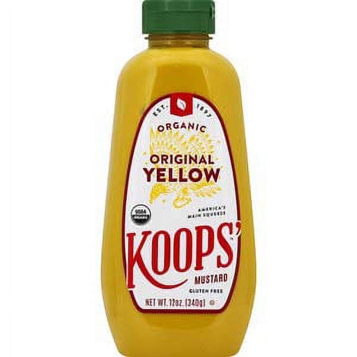 Koops Mustard Original Yellow Mustard - 12 oz Pack of 3 - Walmart.com